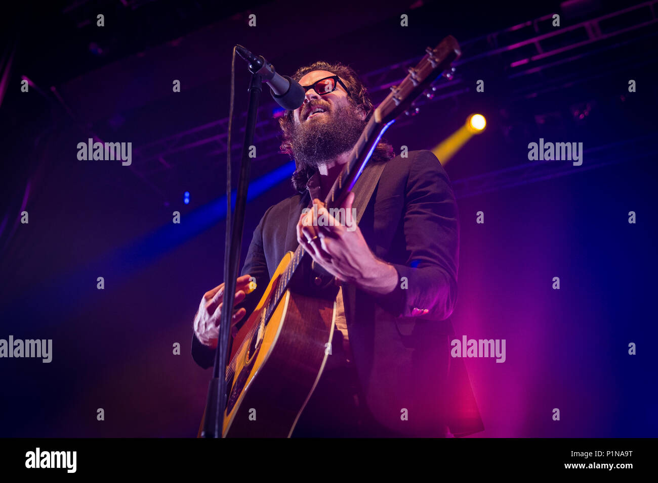 Norway, Oslo - June 12, 2018. The American folk singer, songwriter and ...