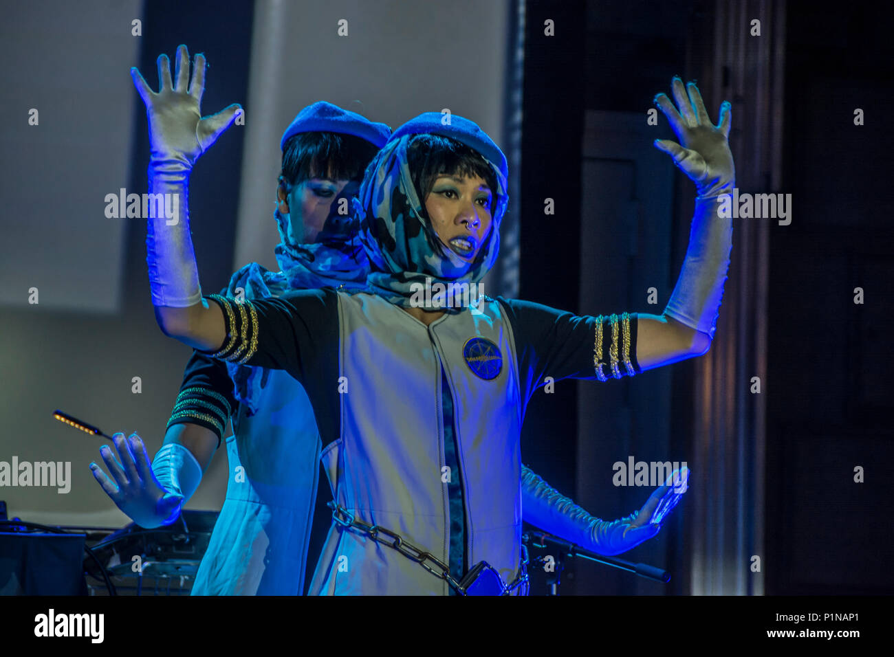 Electronic beat production layers voice hi-res stock photography and ...