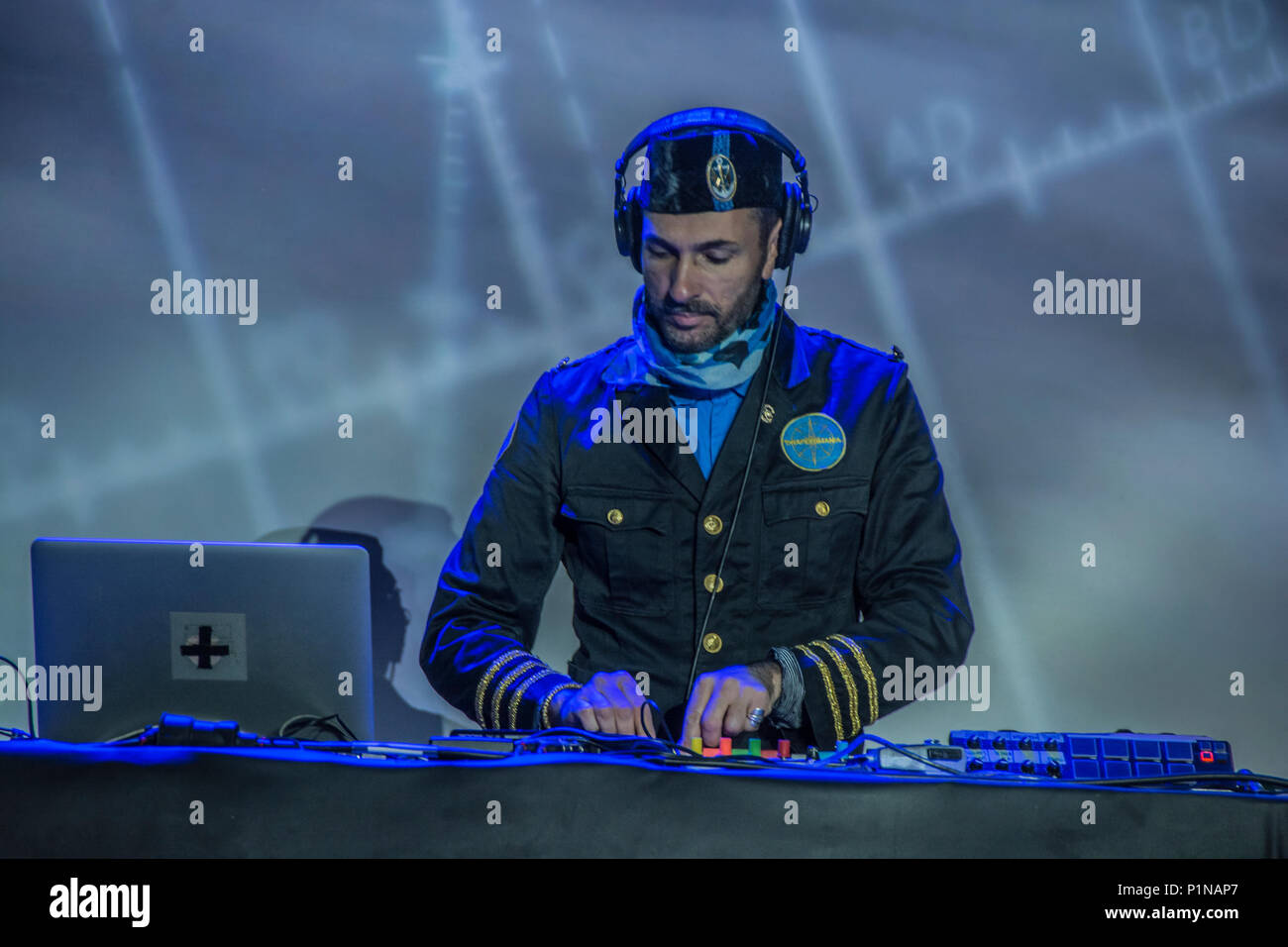 Electronic beat production layers voice hi-res stock photography and ...