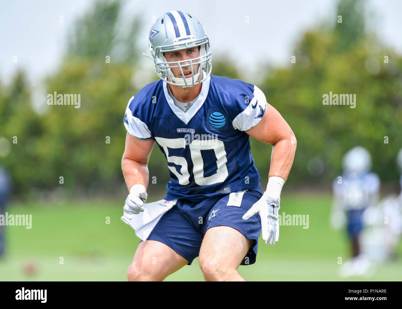 Jun 12, 2018: Dallas Cowboys outside linebacker Sean Lee #50 works out ...