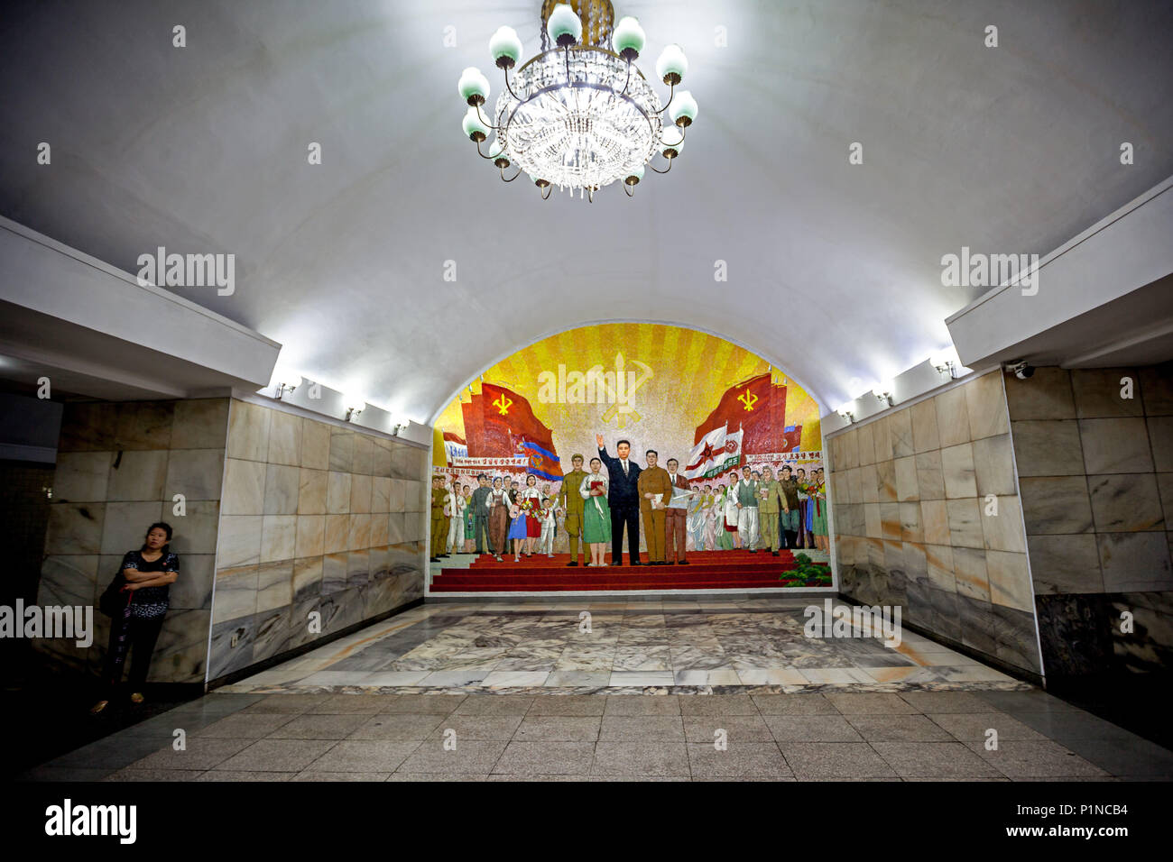Pyongyang, Pyongyang, China. 13th June, 2018. The Pyongyang Metro is ...