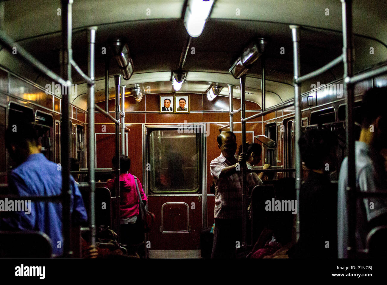 Pyongyang, Pyongyang, China. 13th June, 2018. The Pyongyang Metro is ...