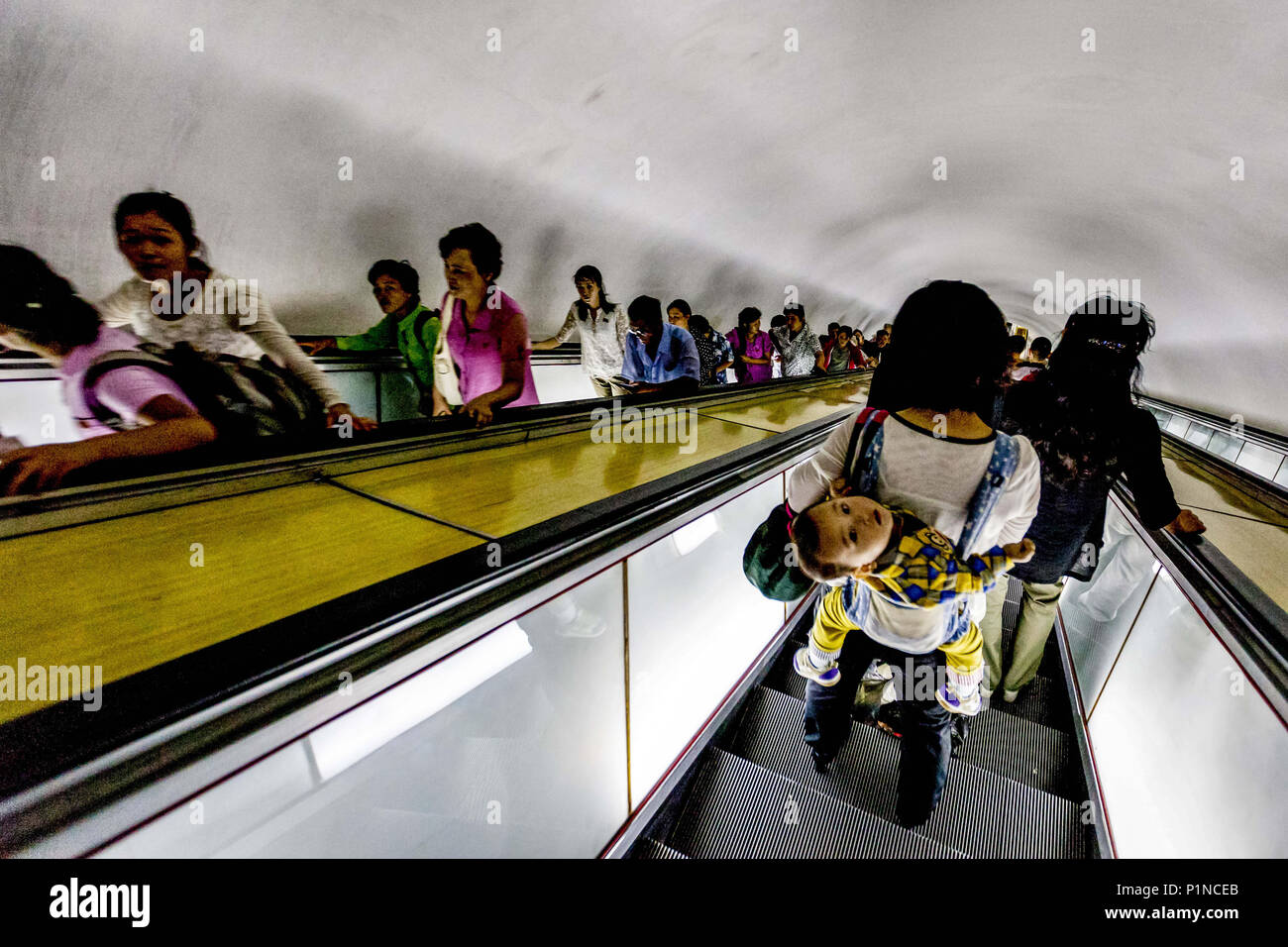 Pyongyang, Pyongyang, China. 13th June, 2018. The Pyongyang Metro is ...