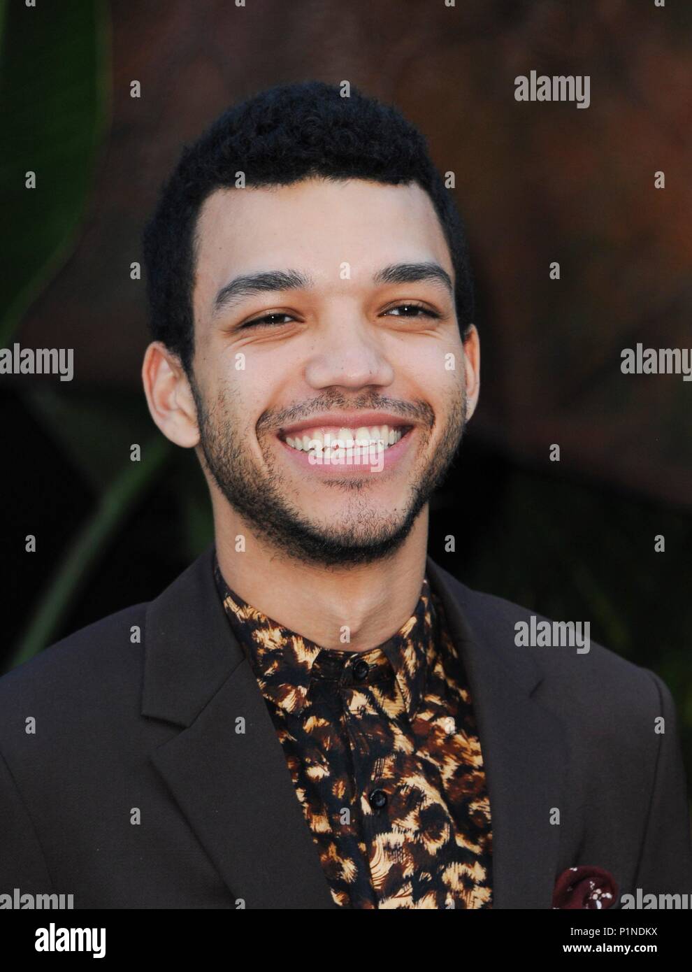Los Angeles, CA, USA. 12th June, 2018. Justice Smith at arrivals for ...