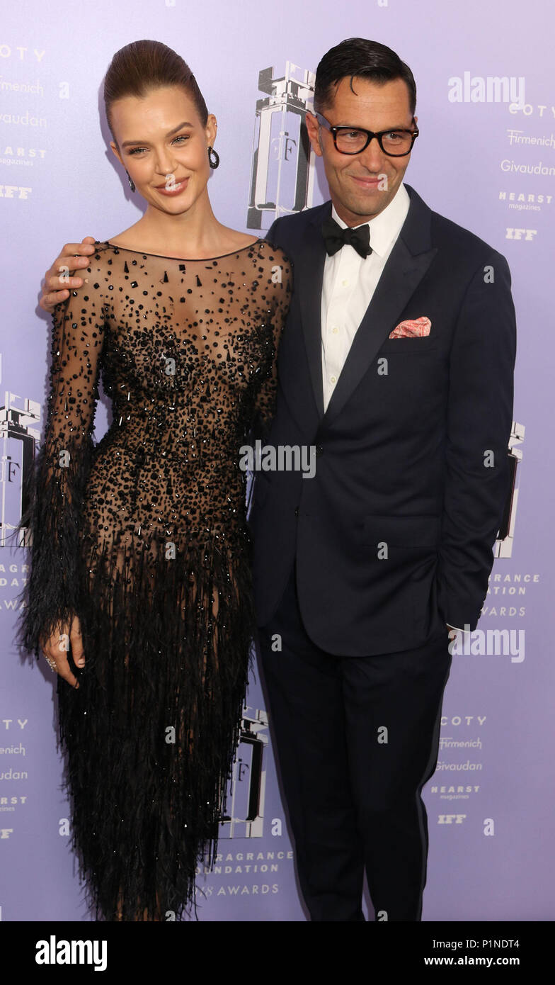 New York City, New York, USA. 12th June, 2018. Model JOSEPHINE SKRIVER ...