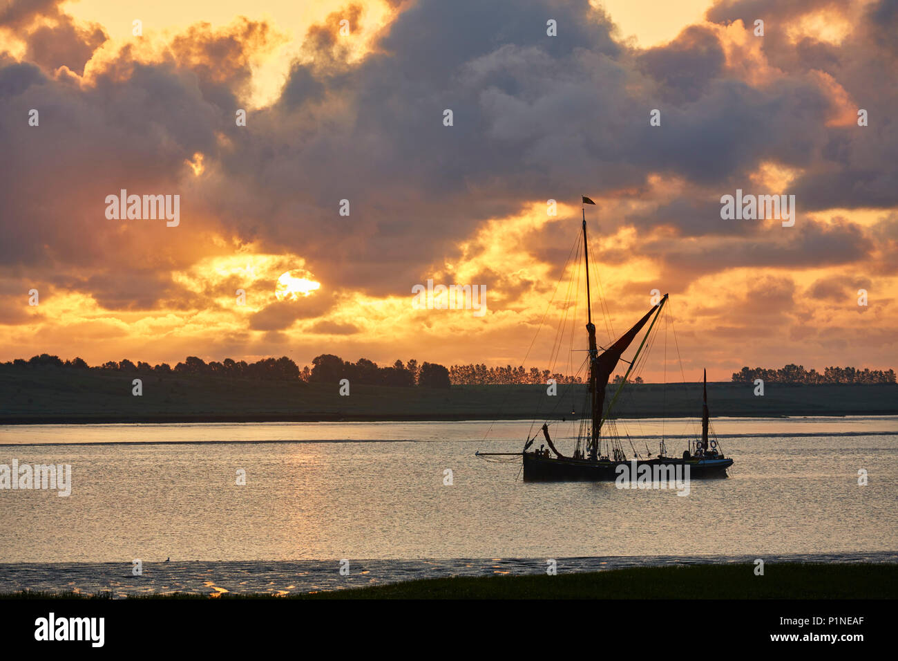 Thames sailing barge sheppey hi-res stock photography and images - Alamy