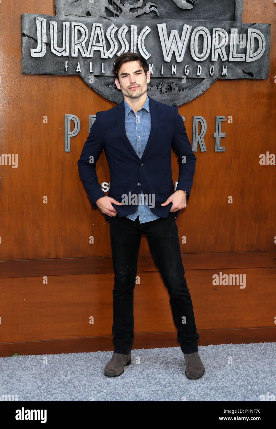 LOS ANGELES, CA - JUNE 12: Jared Haibon, at Jurassic World: Fallen ...