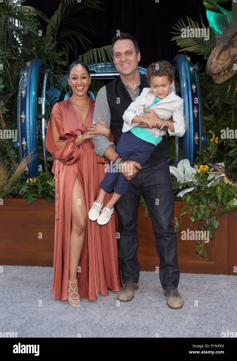 Los Angeles, Ca, USA. 12th June, 2018. Tamera Mowry-Housley, Adam ...