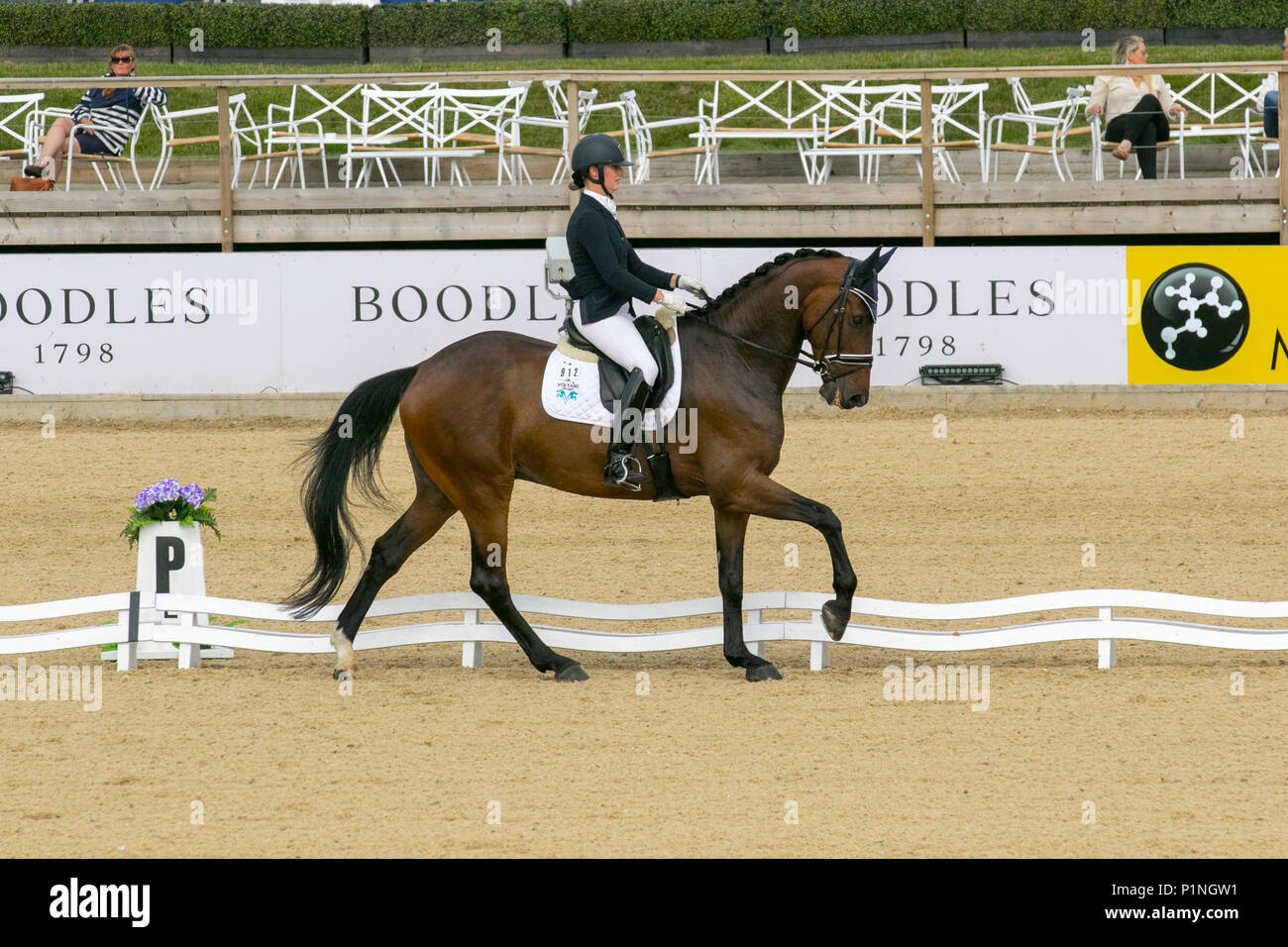 Bolesworth, Cheshire. 13/06/2018. Emma Wooley riding Hancock VI at the ...