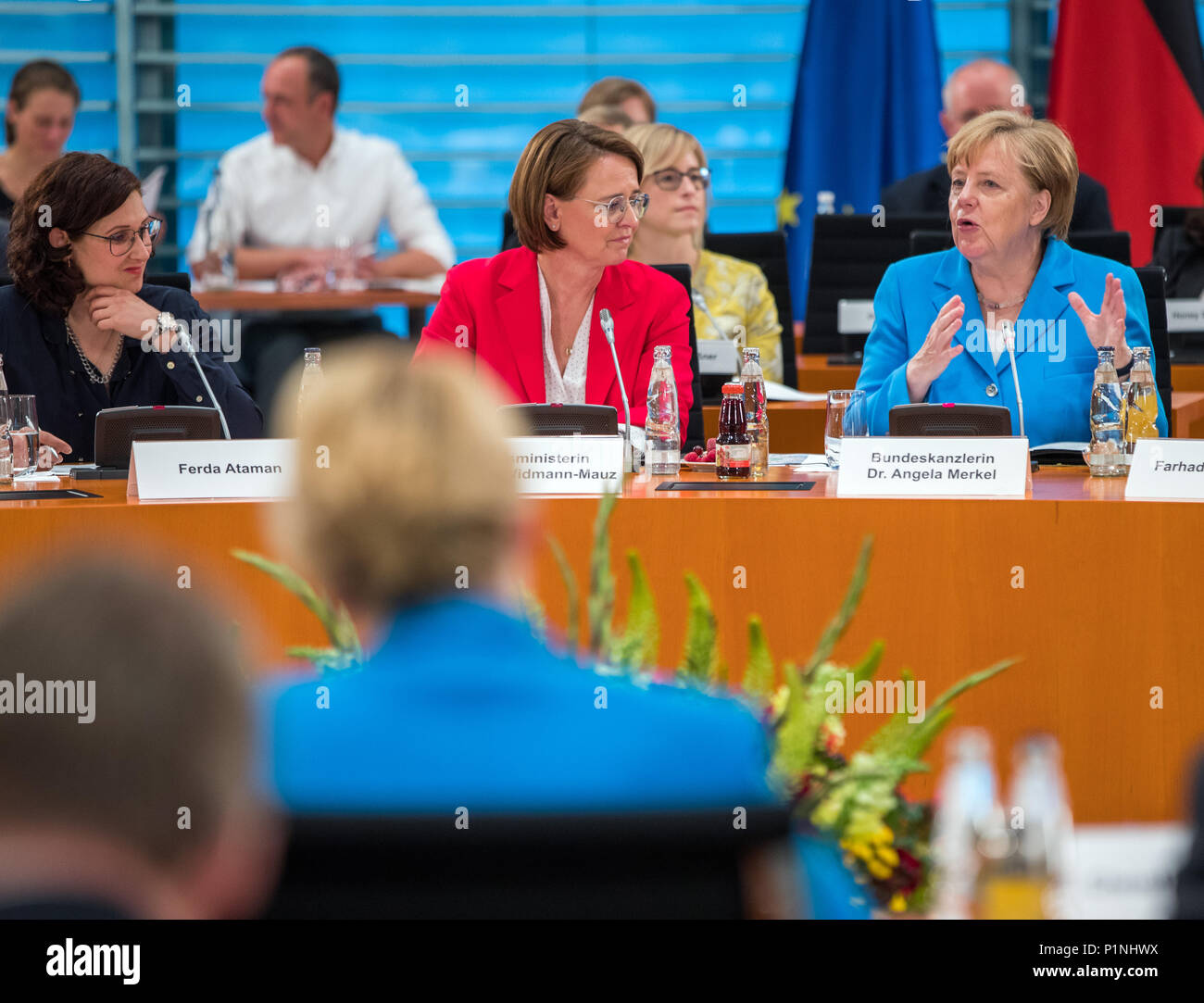 13 June 2018, Berlin, Germany: German chancellor Angela Merkel ...