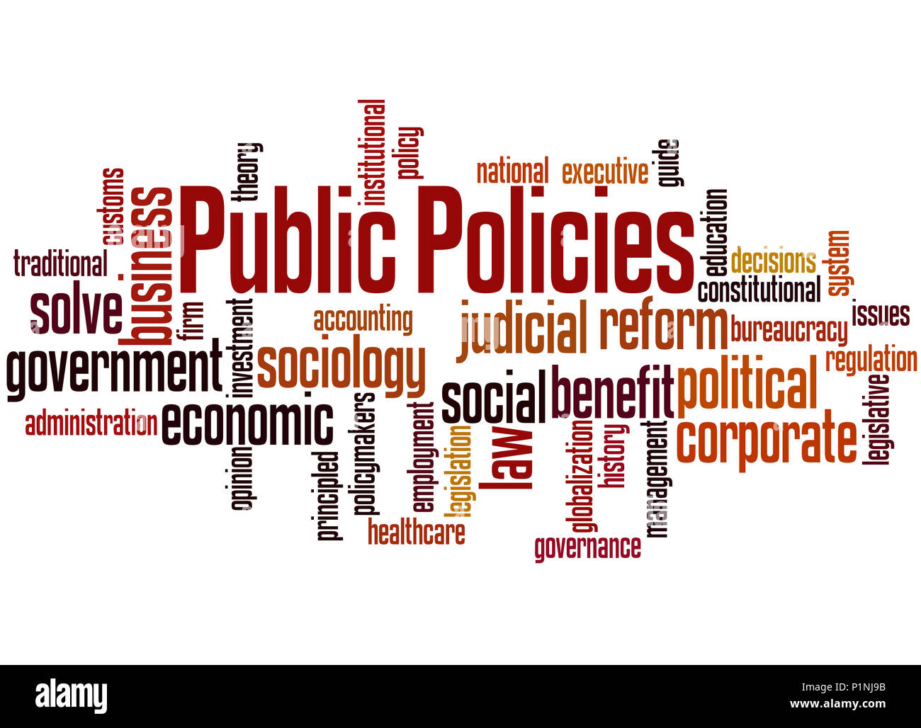 Public Policies, word cloud concept on white background Stock Photo - Alamy