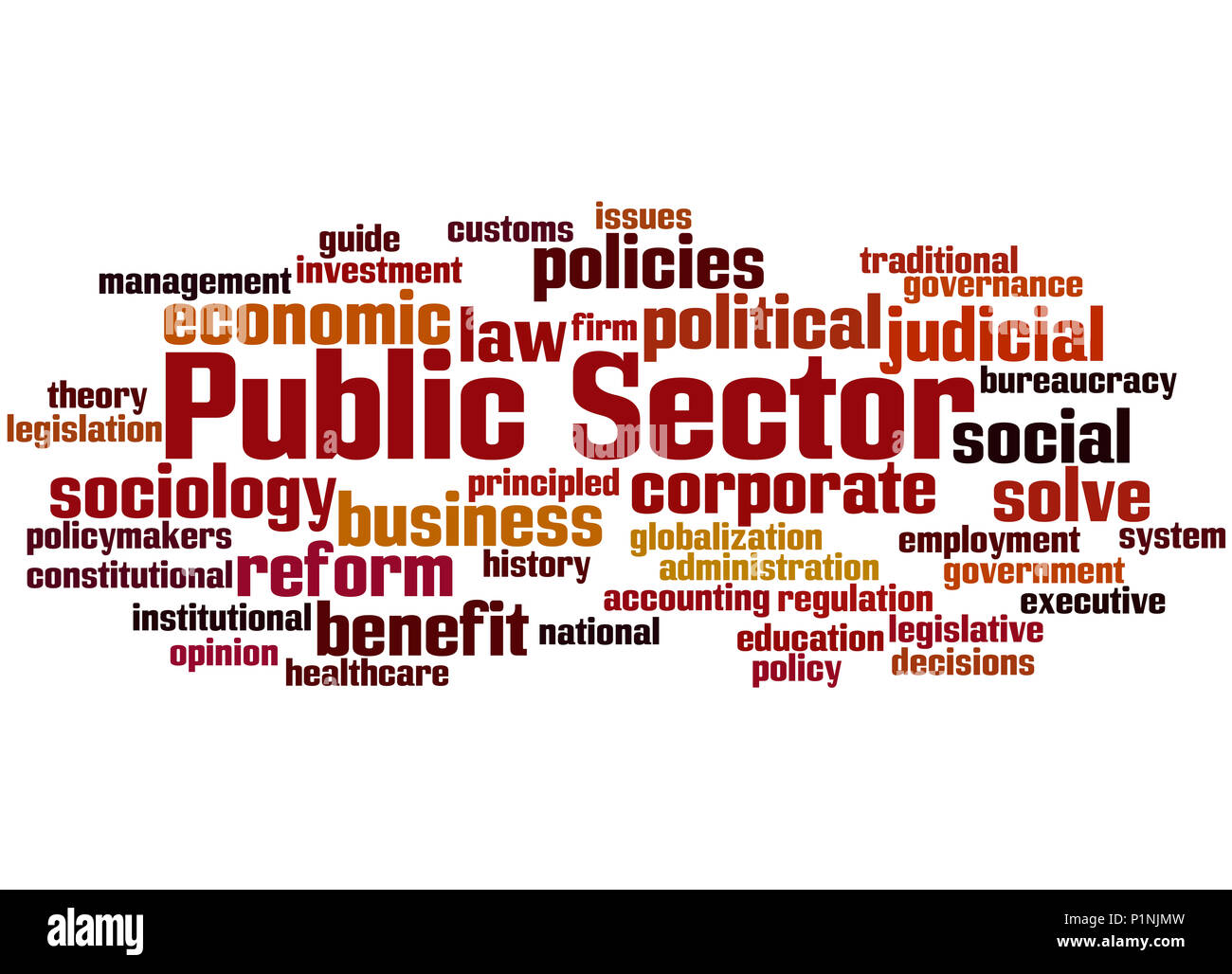 Public Sector, word cloud concept on white background Stock Photo - Alamy