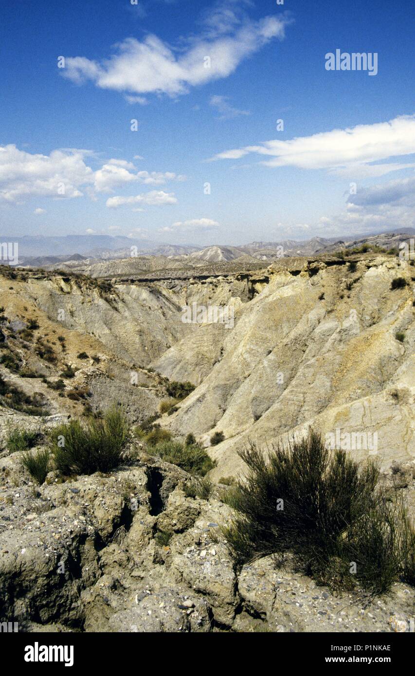 Desierto de / Tabernas desert, near Rambla de Tabernas Stock Photo - Alamy