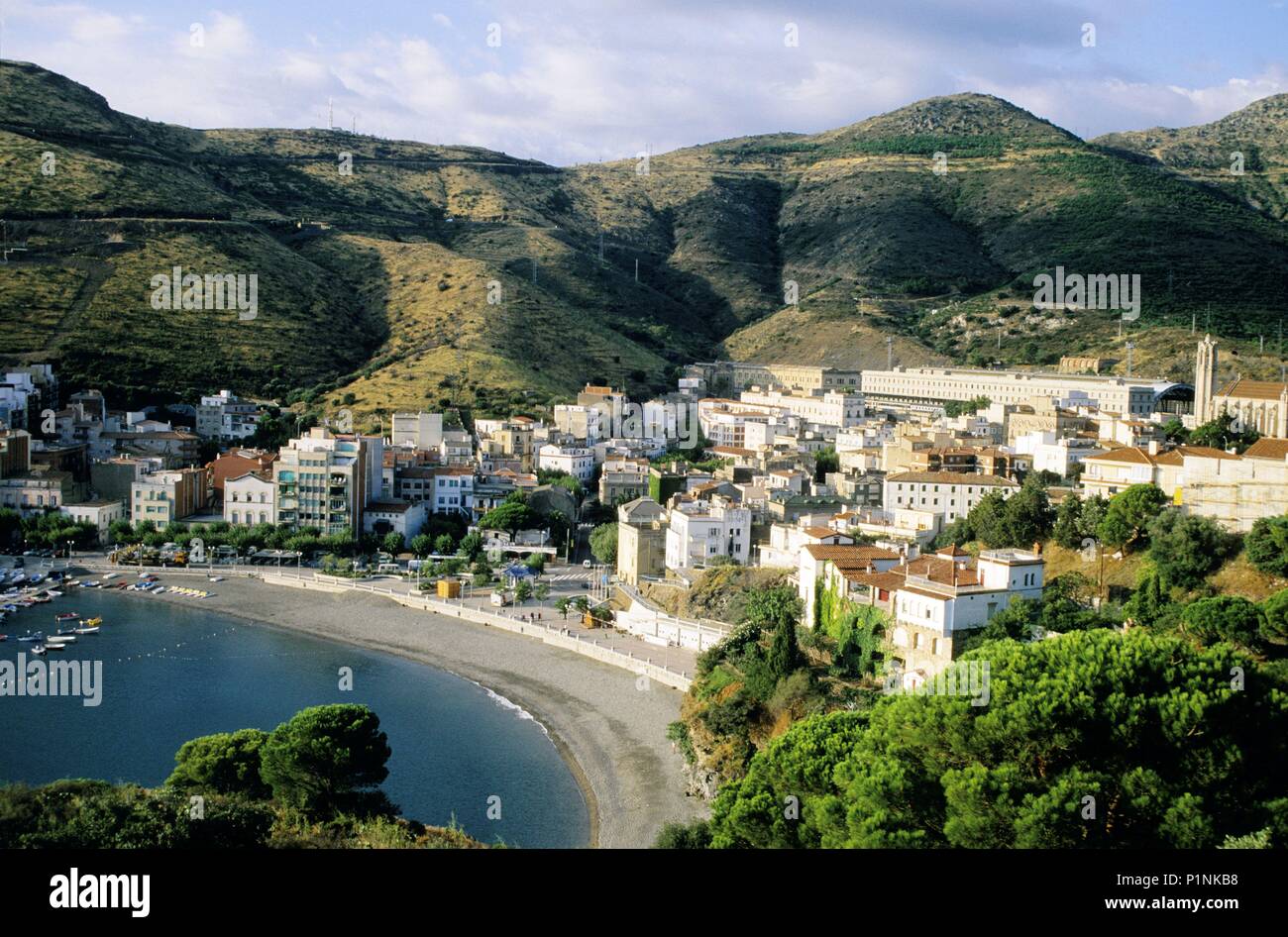 Portbou, last spanish town next to the french frontier (Alt Empordà ...