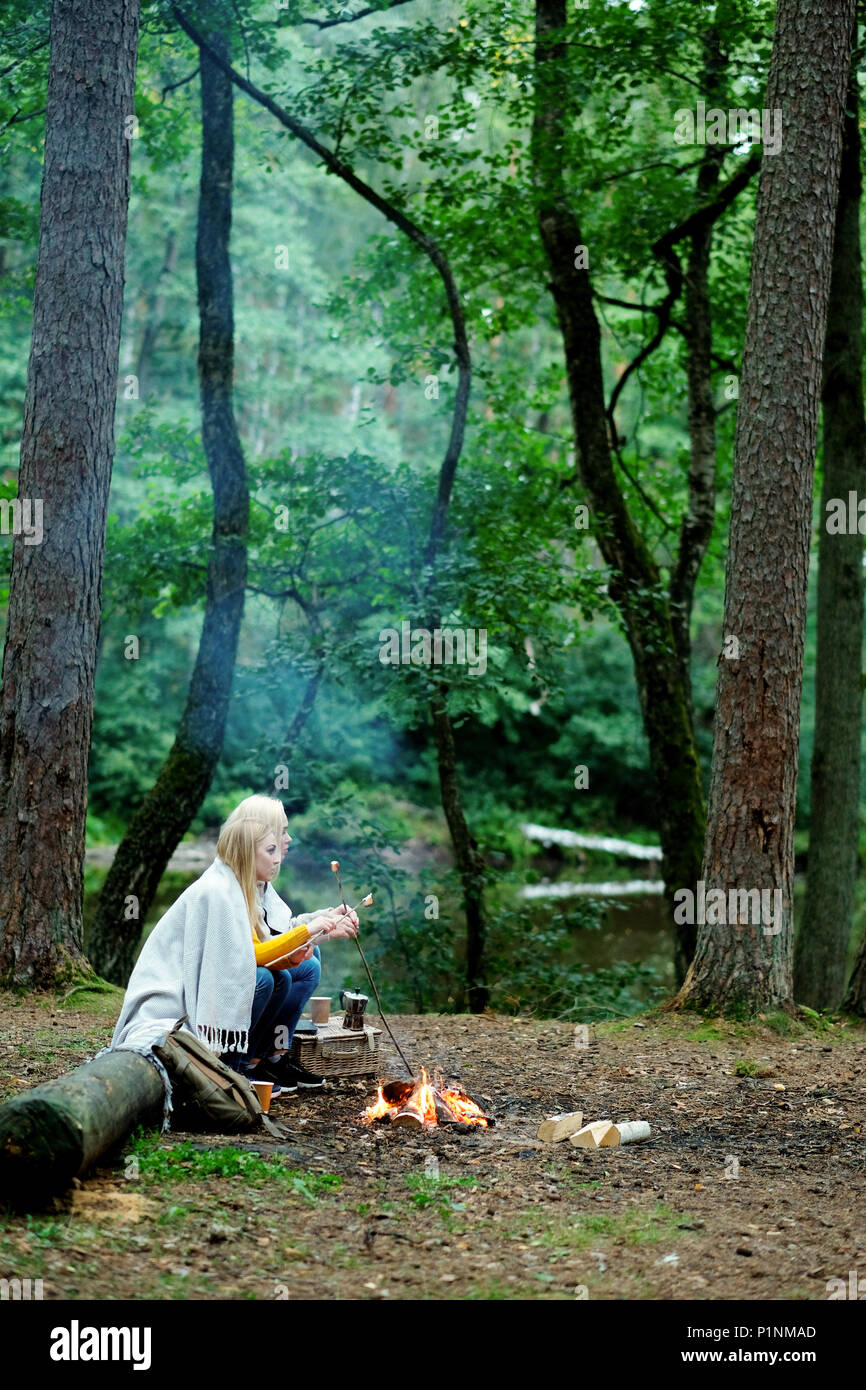 Women in the forest Stock Photo - Alamy