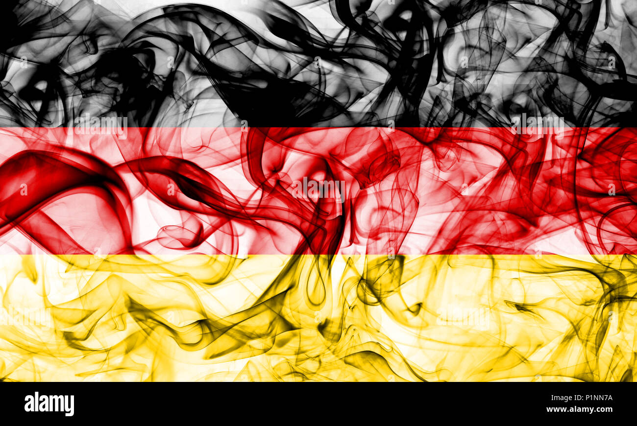 Germany smoke flag Stock Photo - Alamy
