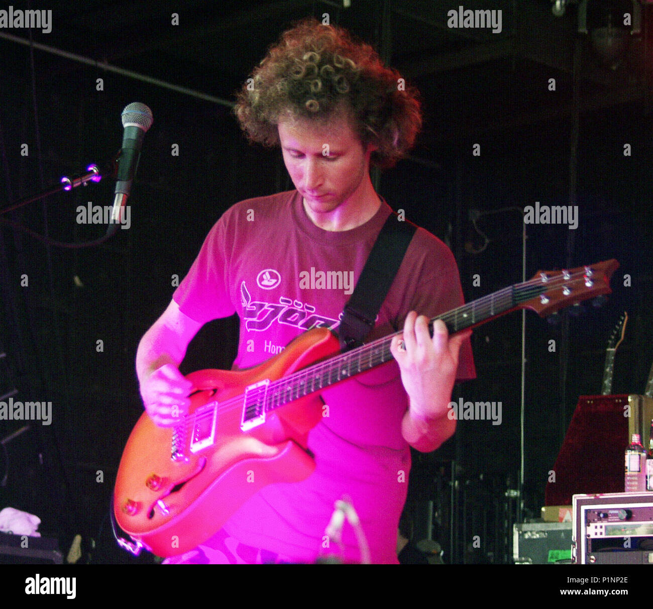 ATLANTA, GA - July 11: Mike Einziger of Incubus performs during the ...