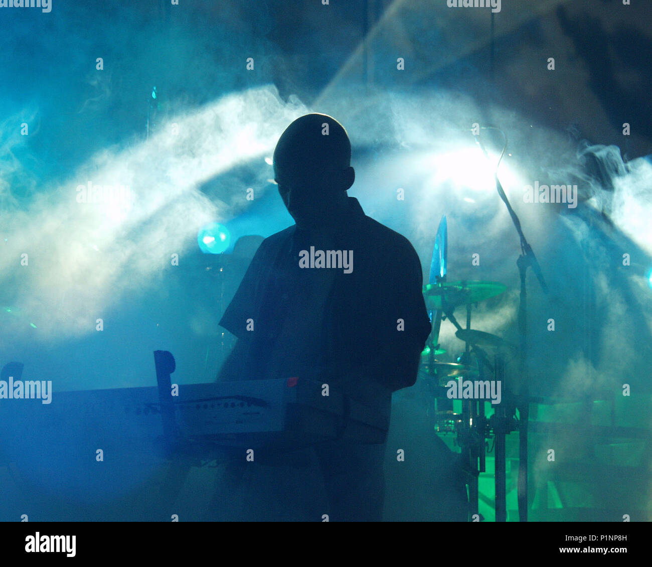 ATLANTA, GA - July 10: Moby rehearses the night before the opening date ...