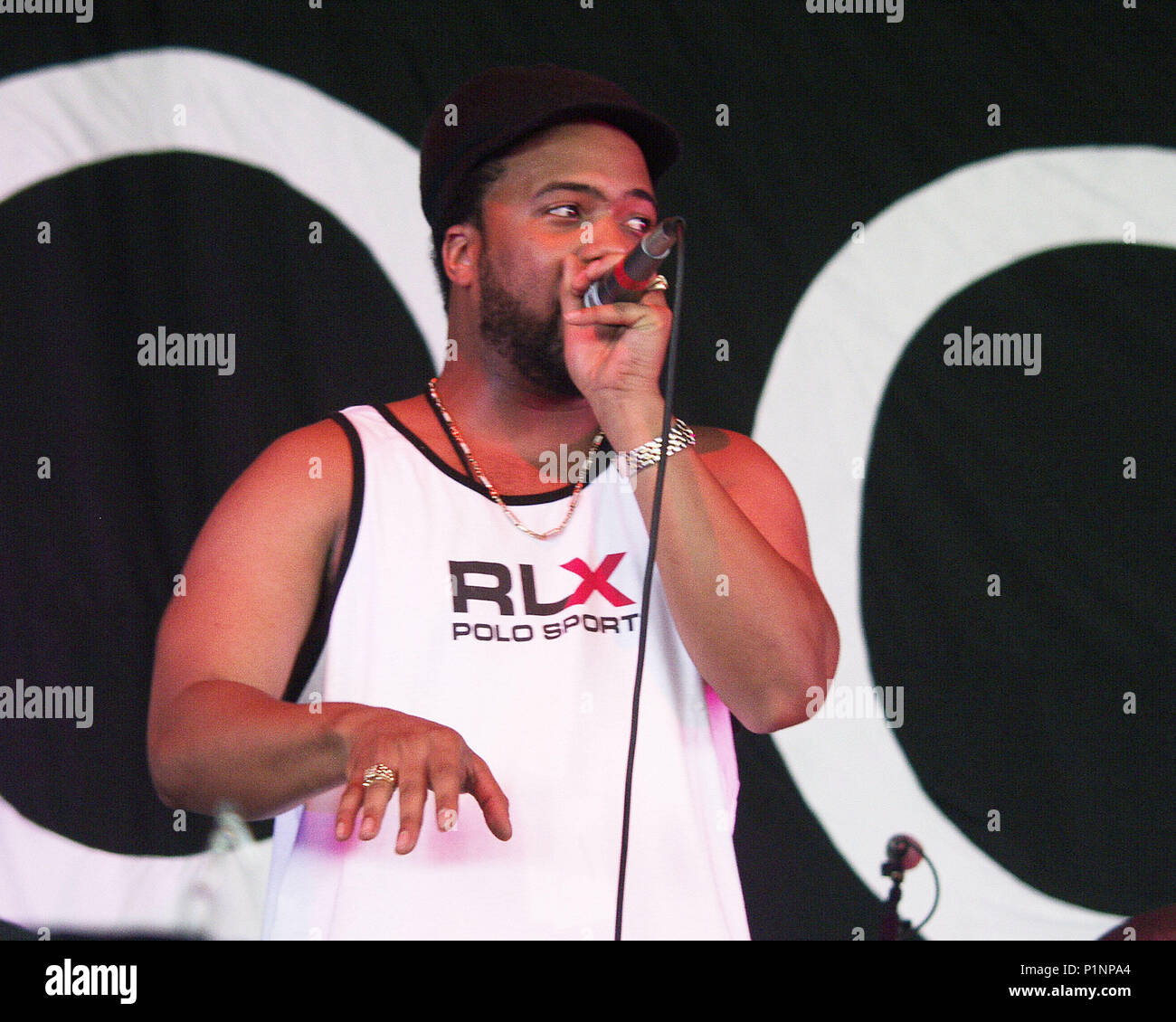 ATLANTA, GA - July 11: Rahzel of The Roots performs during the very ...