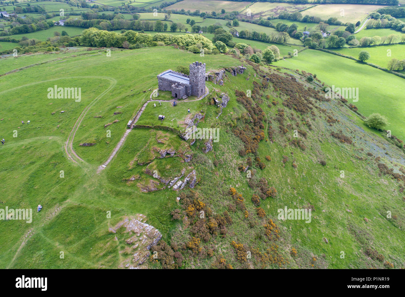 brentor and the 13th century church of St Michael de Rupe in the ...