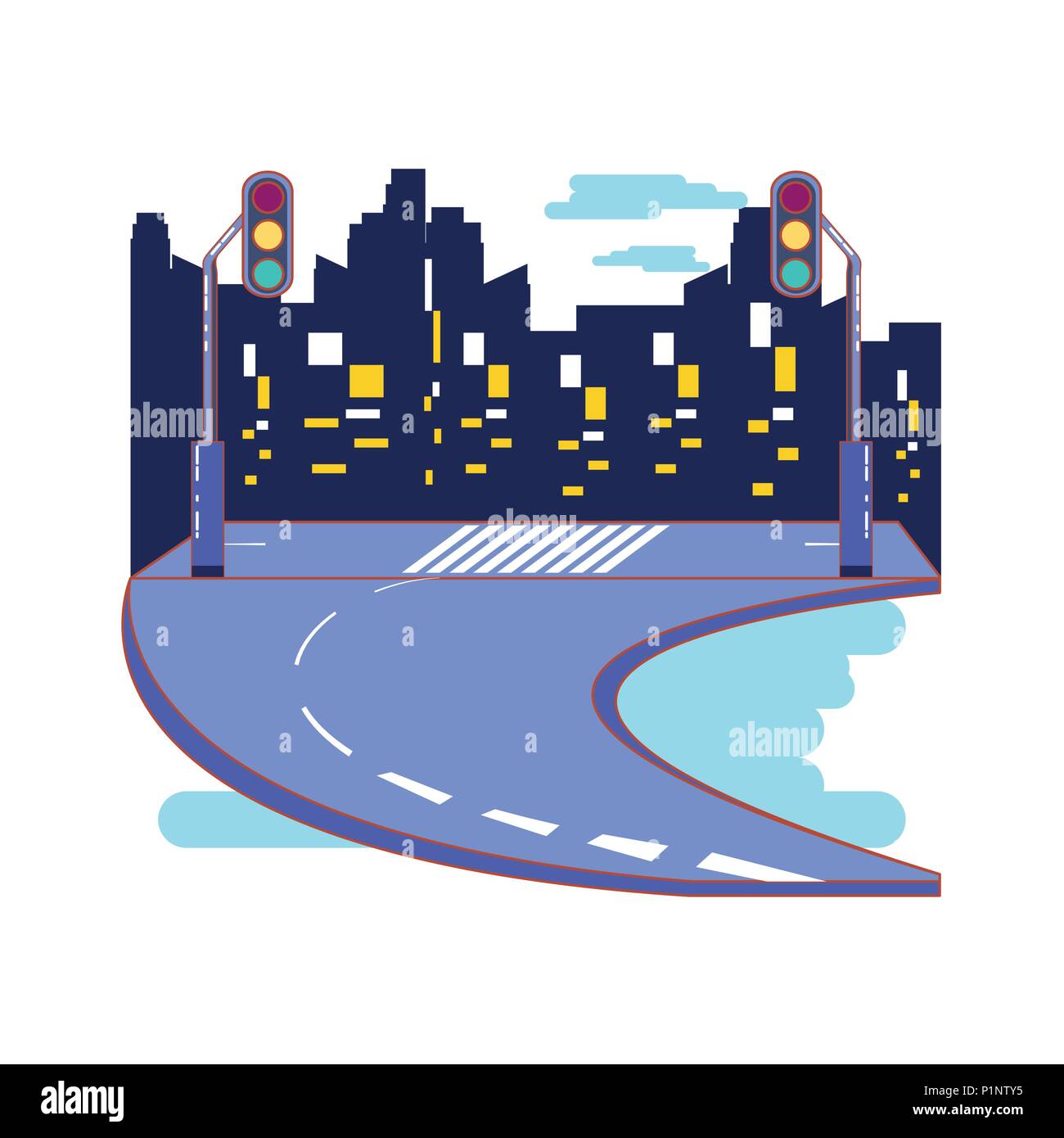 Road and highway operation Stock Vector Images - Alamy