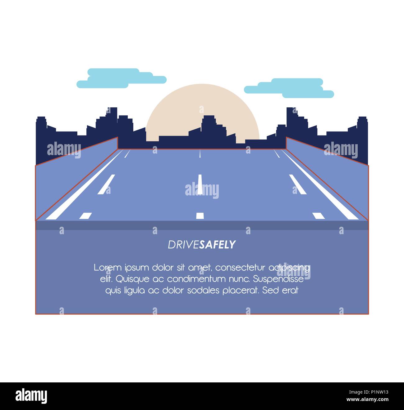 Road safety campaign Stock Vector Images - Alamy