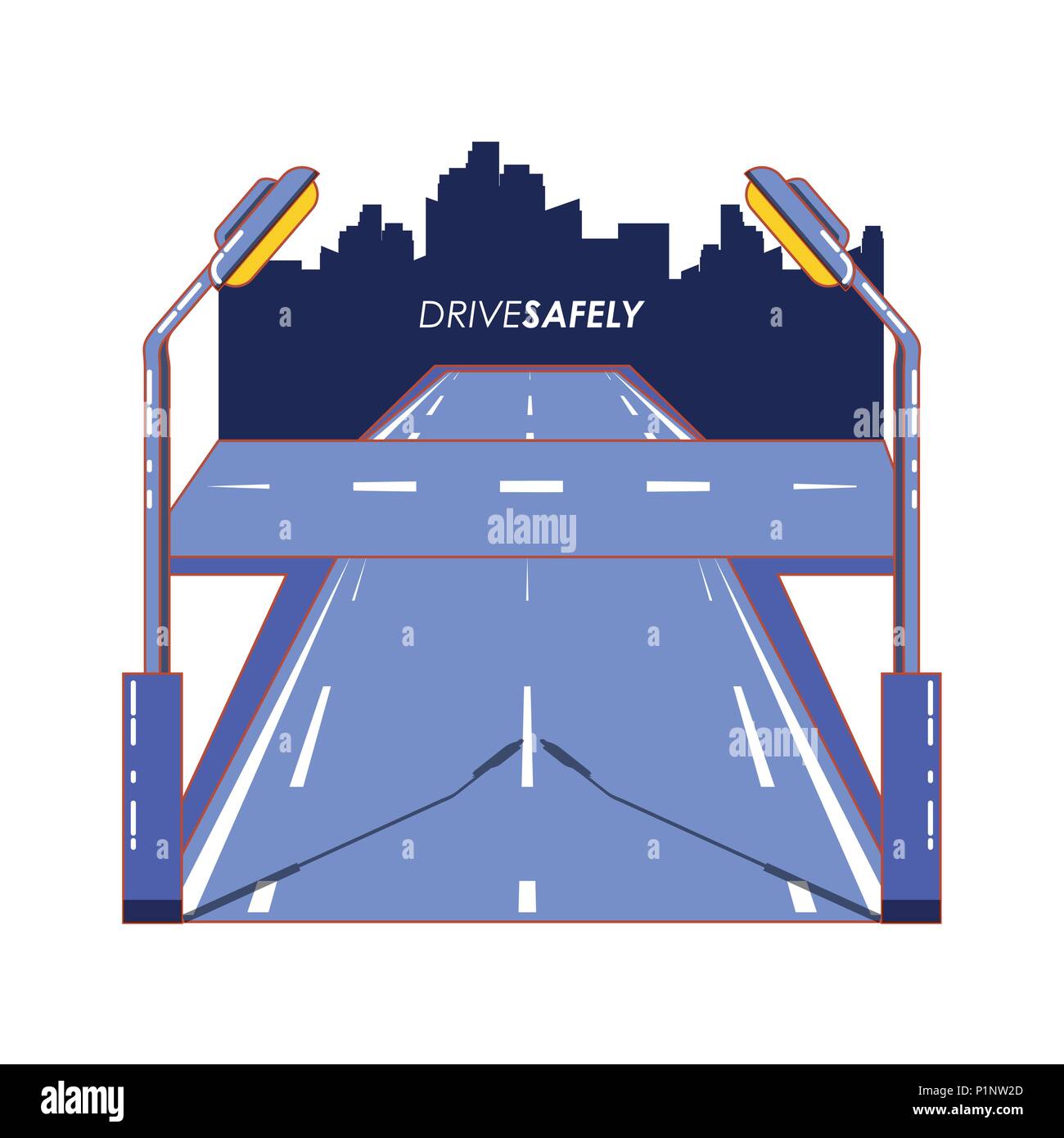 Car warning light driver Cut Out Stock Images & Pictures - Alamy