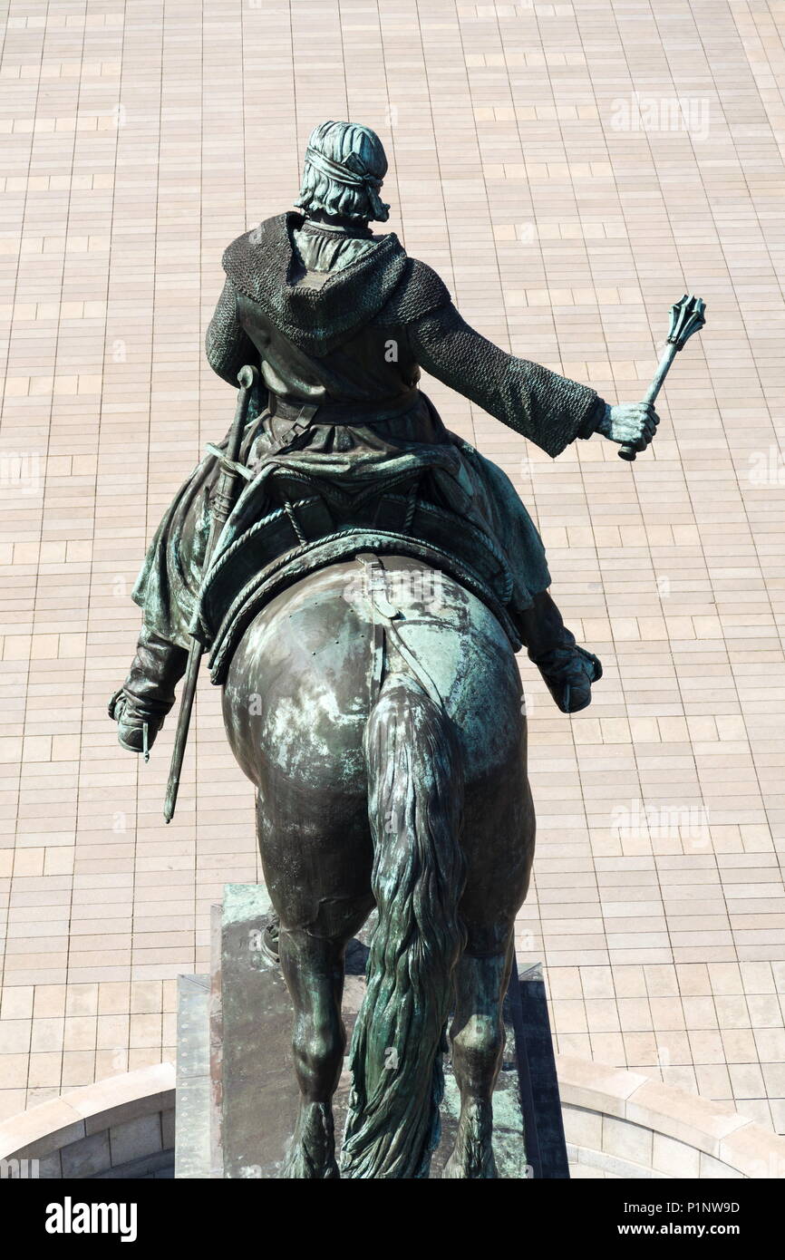 Jan Zizka equestrian statue, National memorial Vitkov, Prague, Czech ...
