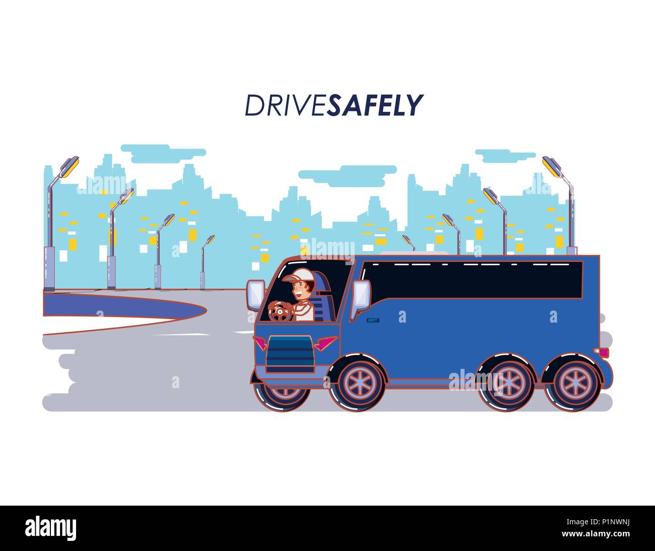 Road safety campaign Stock Vector Images - Alamy