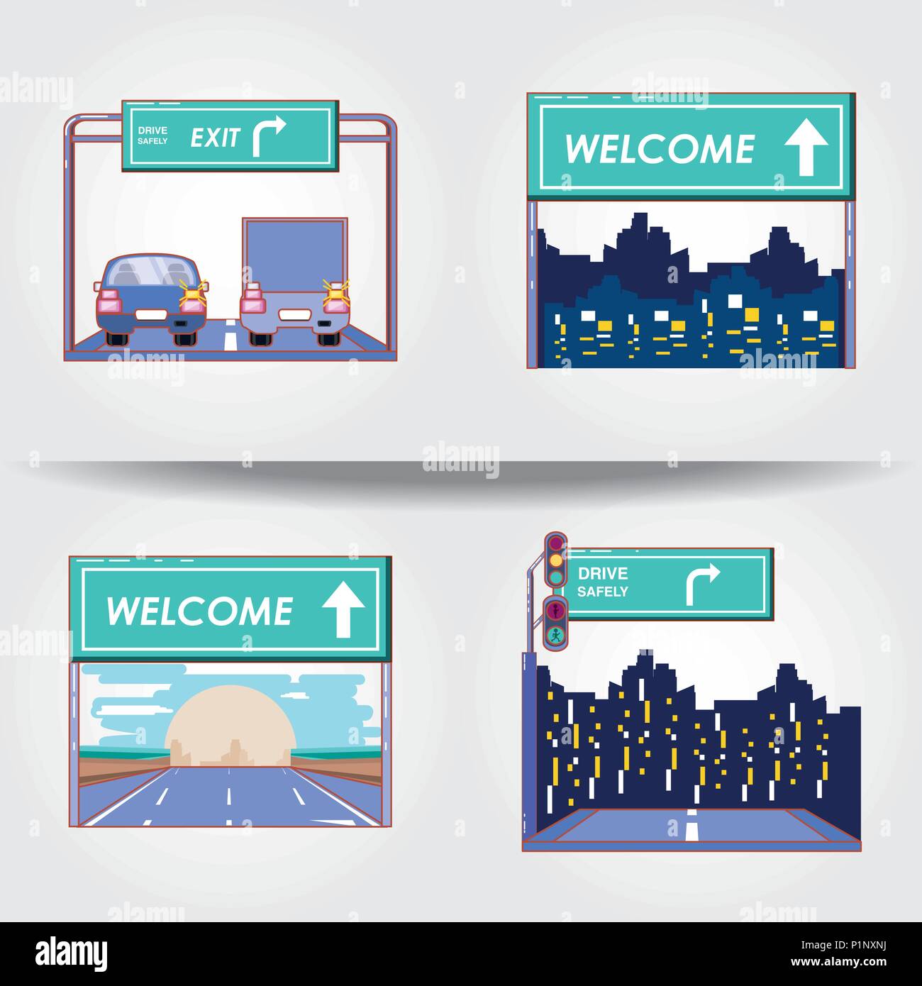 Drive safely signs hi-res stock photography and images - Alamy