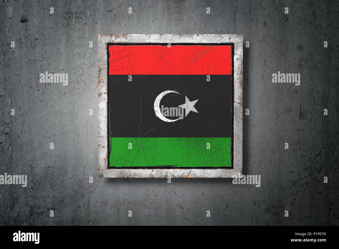 Old libya flag hi-res stock photography and images - Alamy