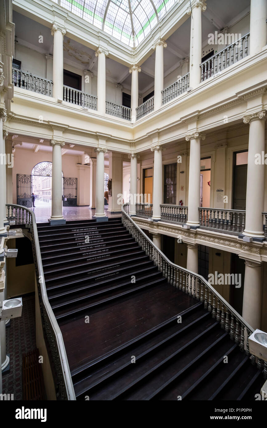 House of Peruvian Literature, museum and library(1912). Lima city, Peru ...