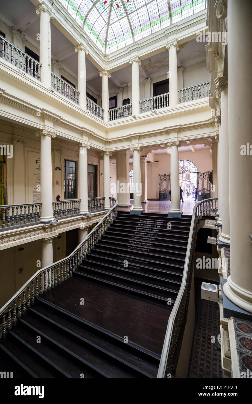 House of Peruvian Literature, museum and library(1912). Lima city, Peru ...