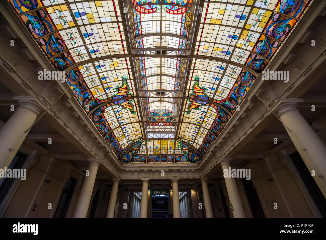 House of Peruvian Literature, museum and library(1912). Lima city, Peru ...