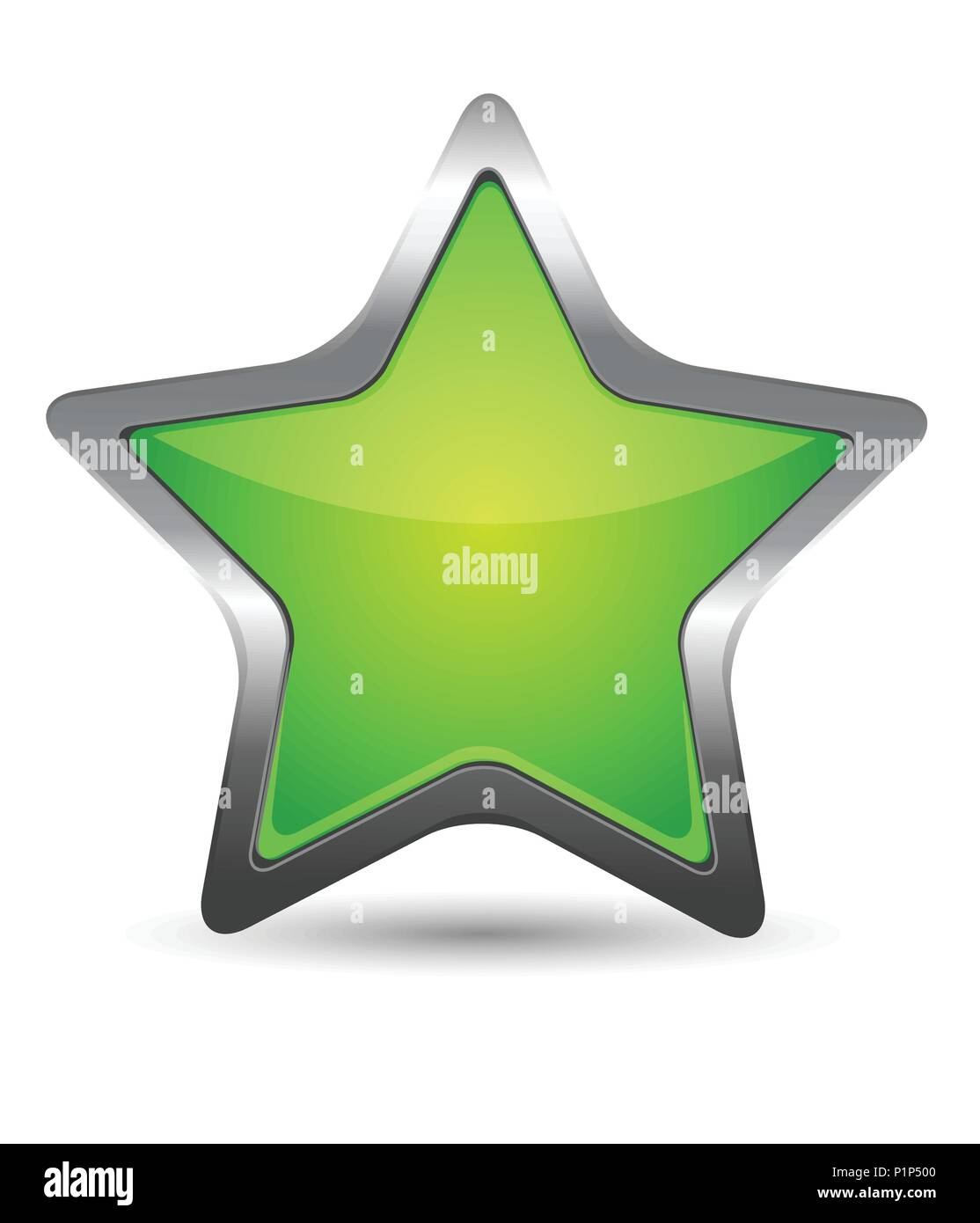 Glass green star icon Stock Vector Image & Art - Alamy