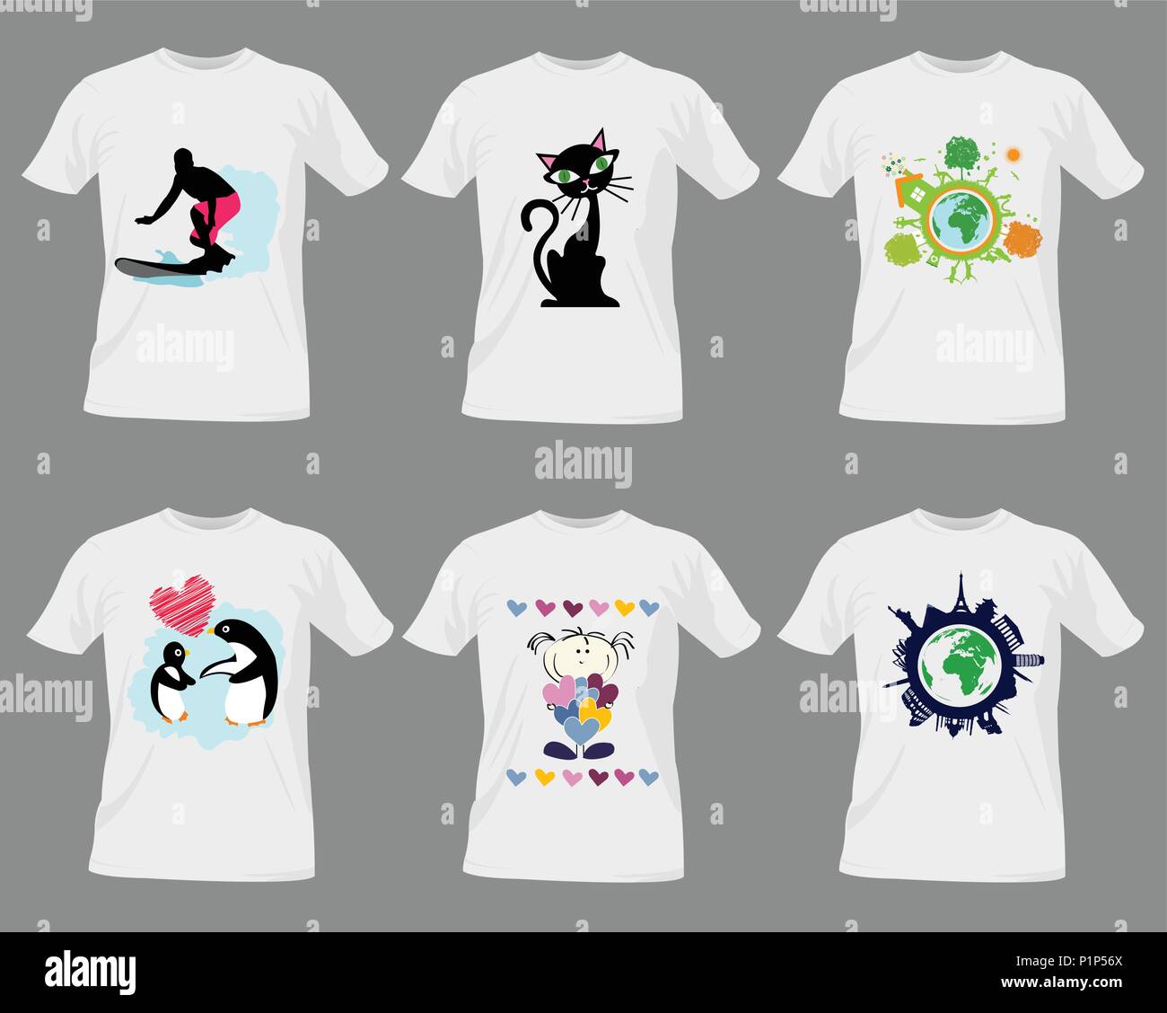 Black and white cat designs Stock Vector Images - Alamy