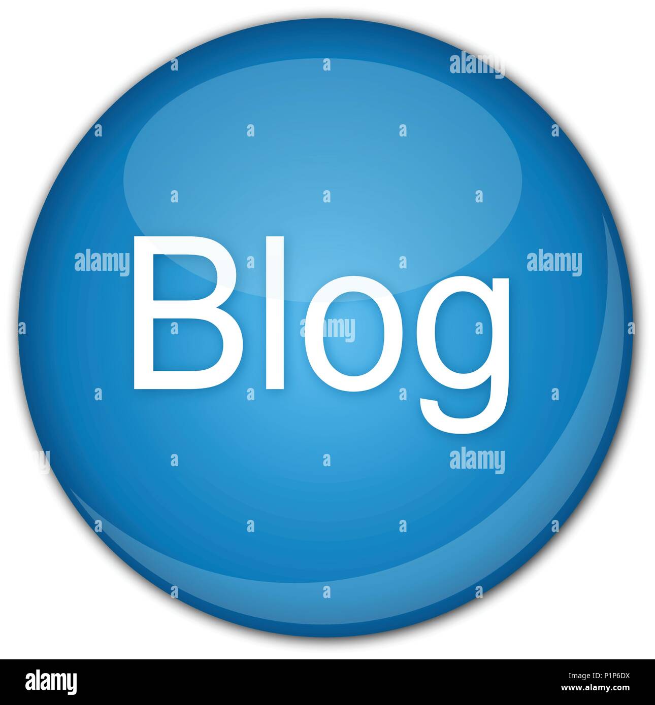 Blog icon Stock Vector Images - Alamy