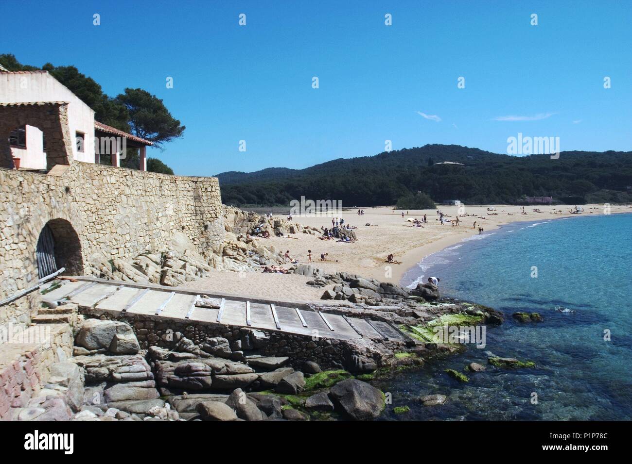 Castell beach palamos hi-res stock photography and images - Alamy