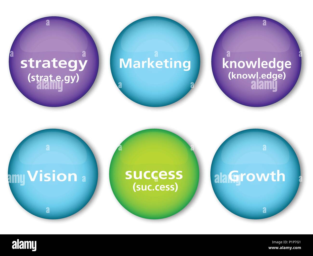 Marketing strategy vision Stock Vector Images - Alamy