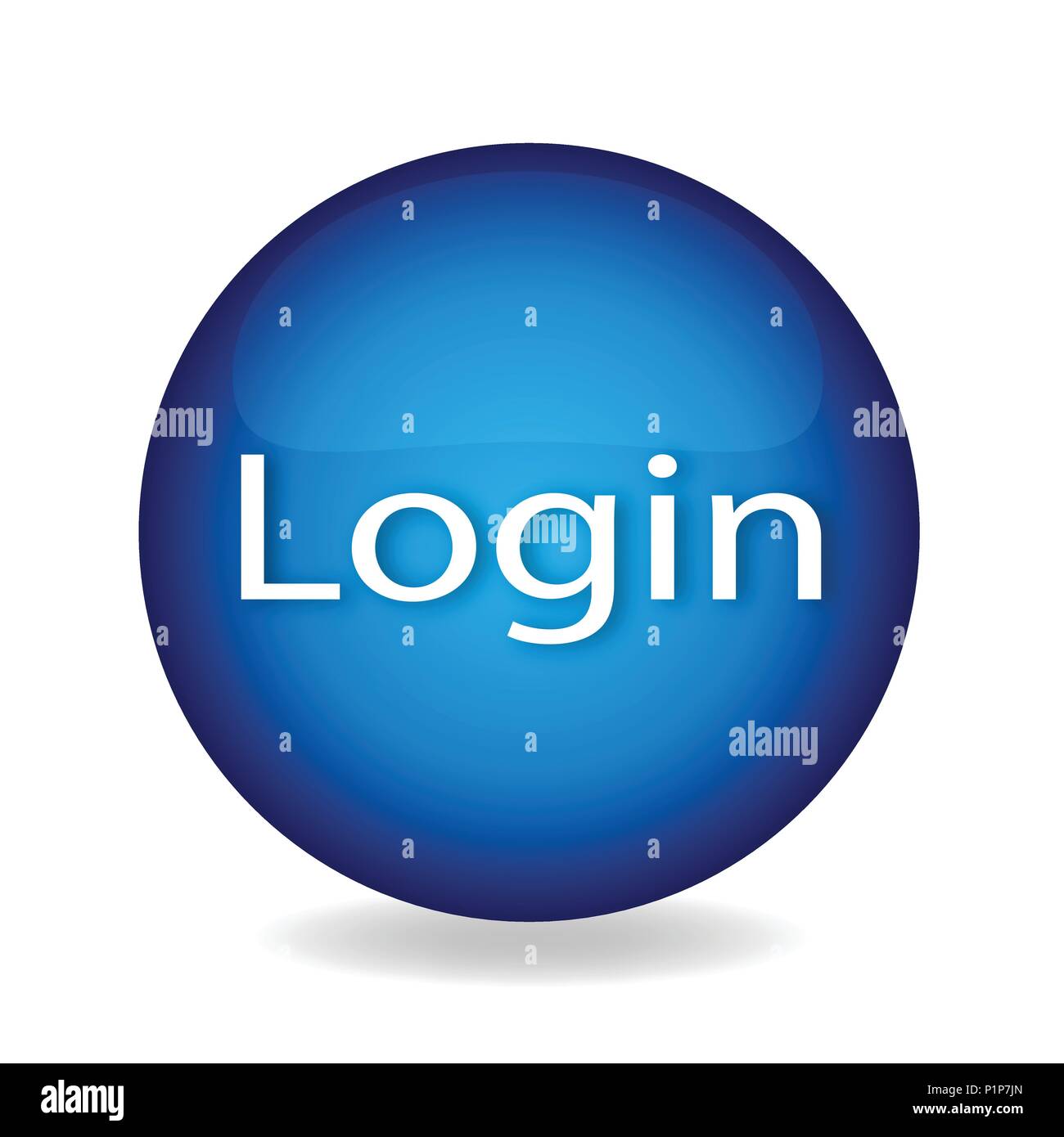 Login icon Stock Vector Images - Alamy