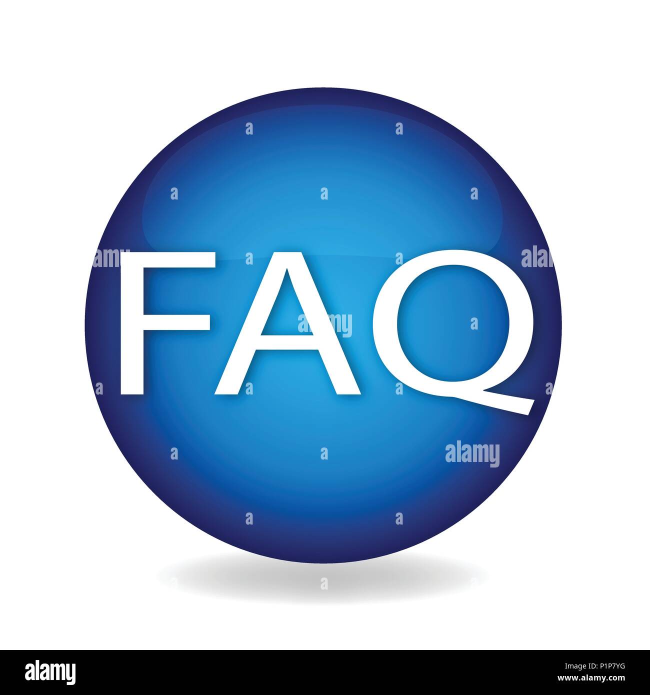 Faq letters Stock Vector Images - Alamy