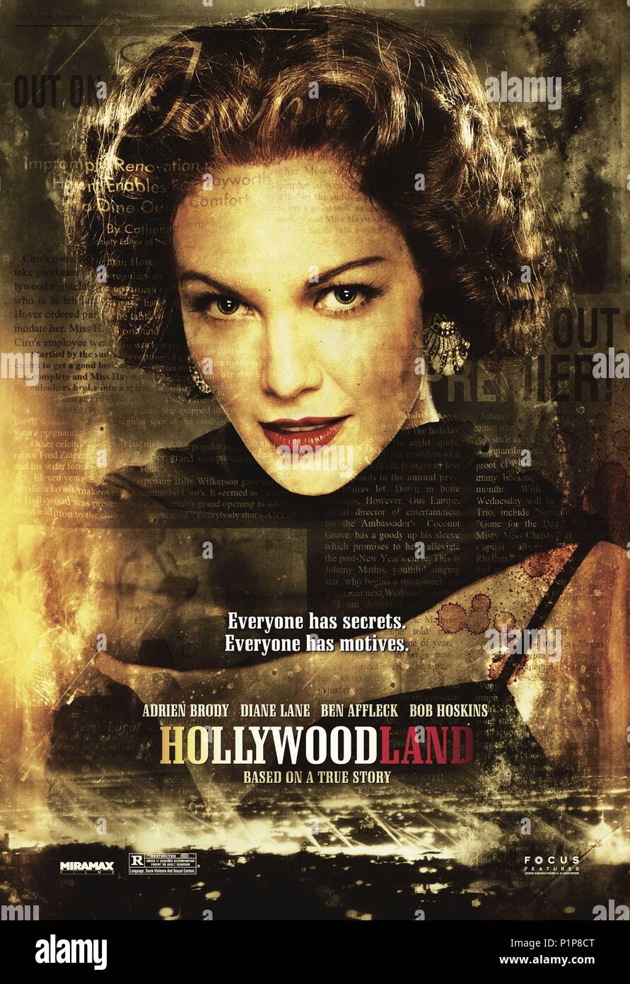 Original Film Title: HOLLYWOODLAND. English Title: HOLLYWOODLAND. Film ...