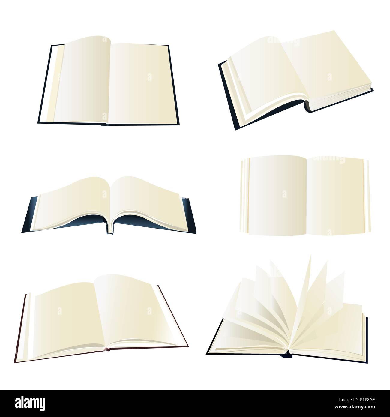 Tower books Stock Vector Images - Alamy
