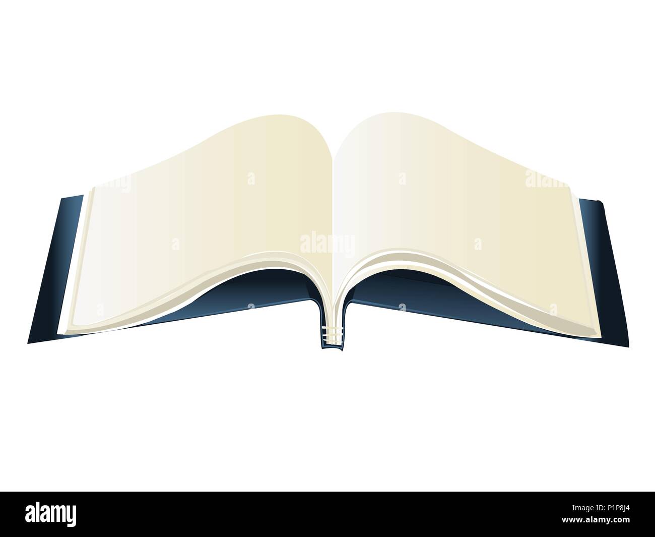 Open book vector kid hi-res stock photography and images - Alamy