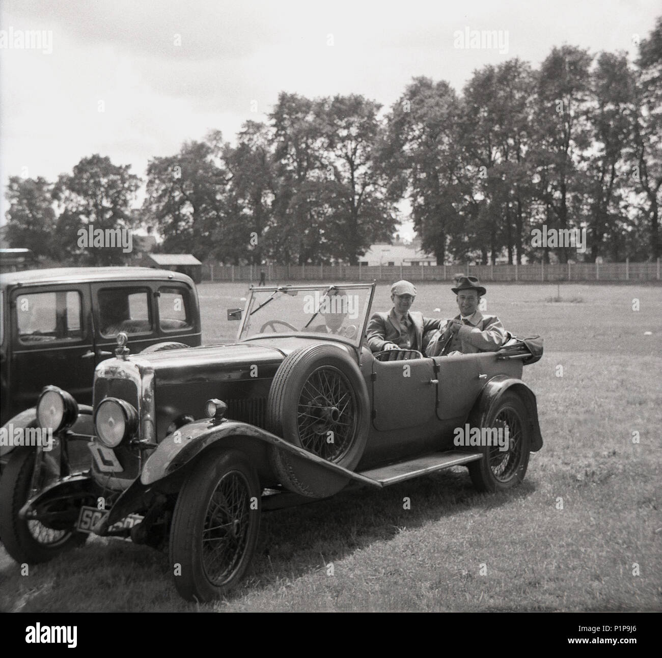 Open top touring car hi-res stock photography and images - Alamy