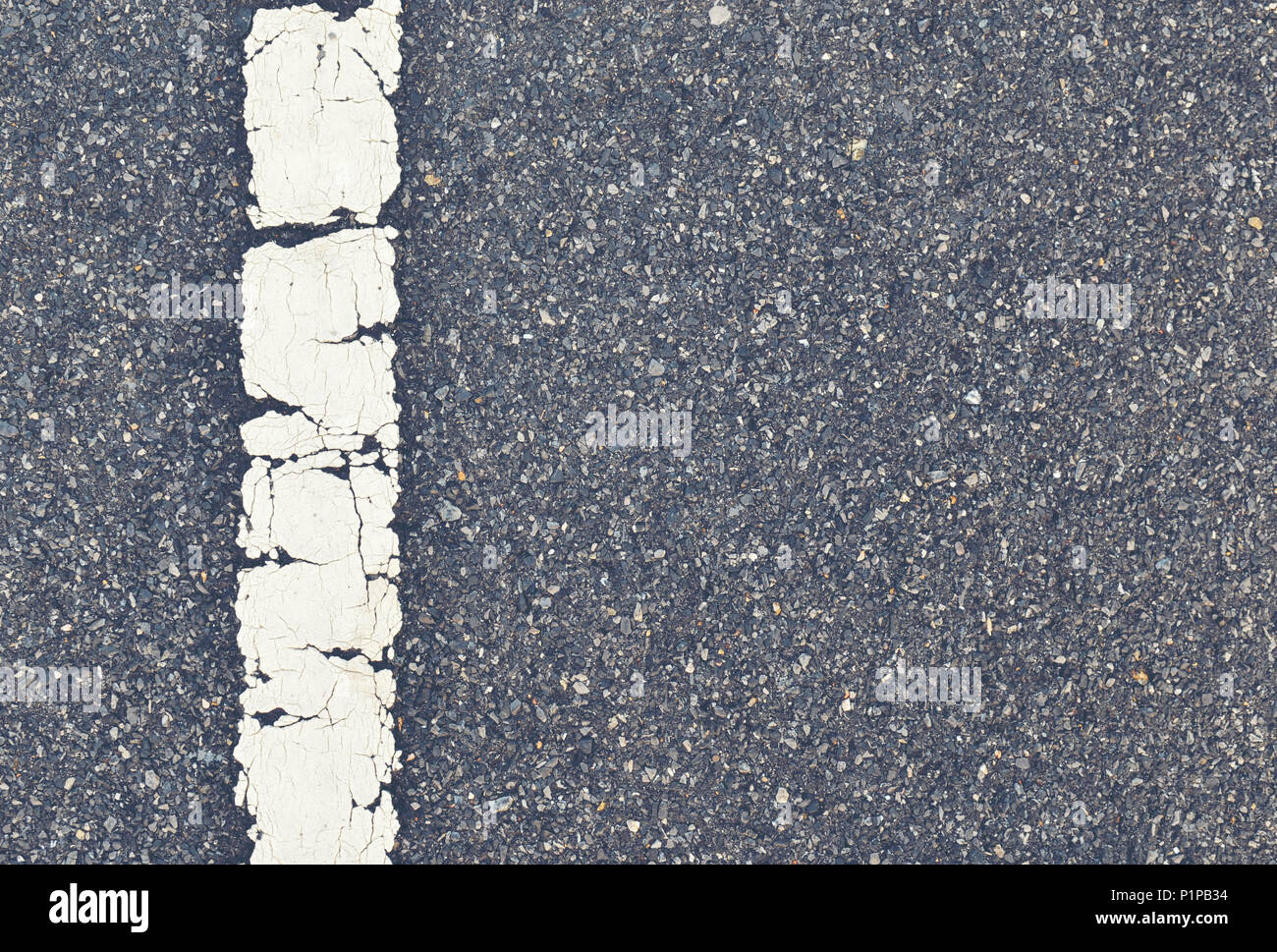 asphalt road texture with white stripe Stock Photo - Alamy