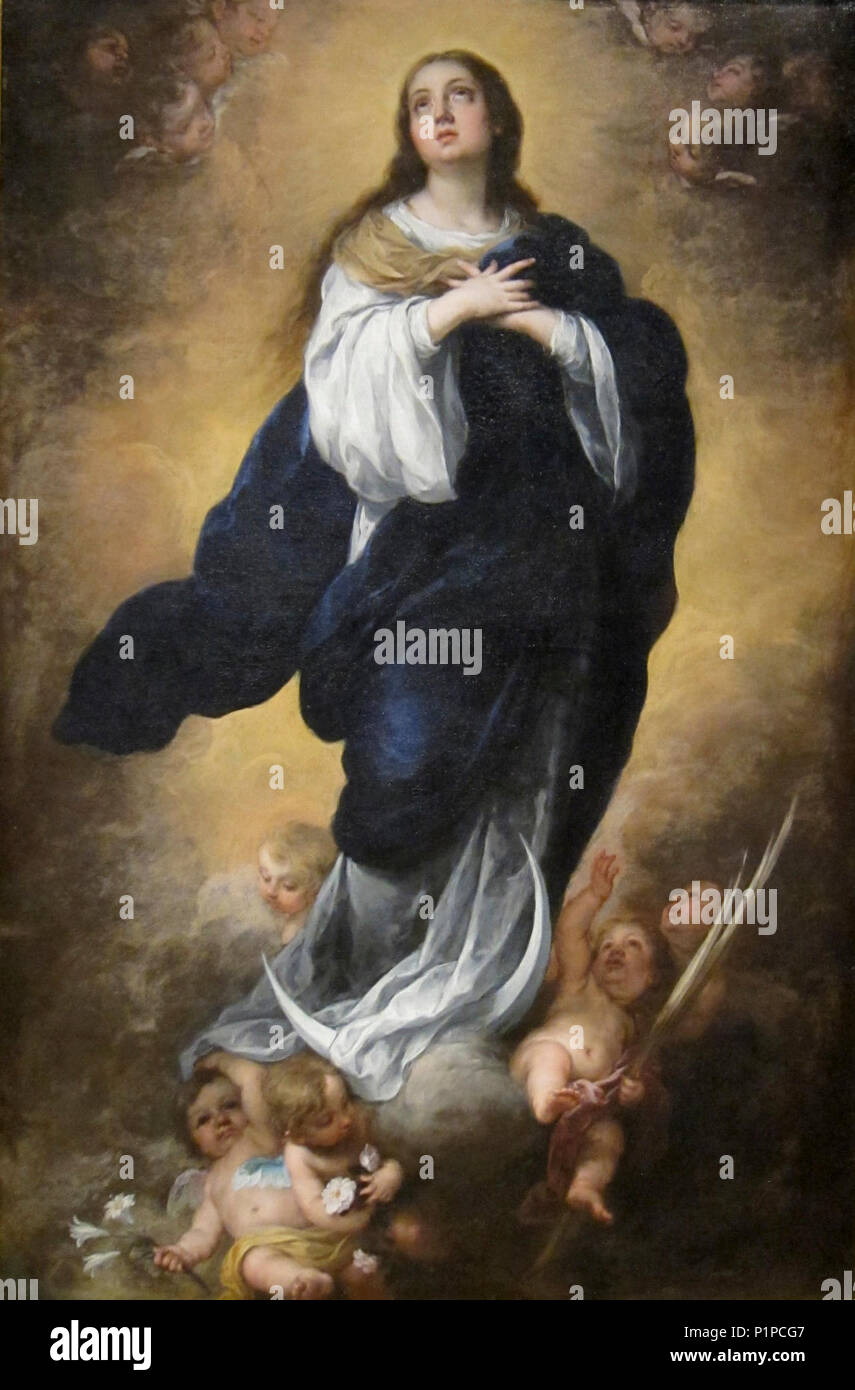 The immaculate conception by murillo hi-res stock photography and ...