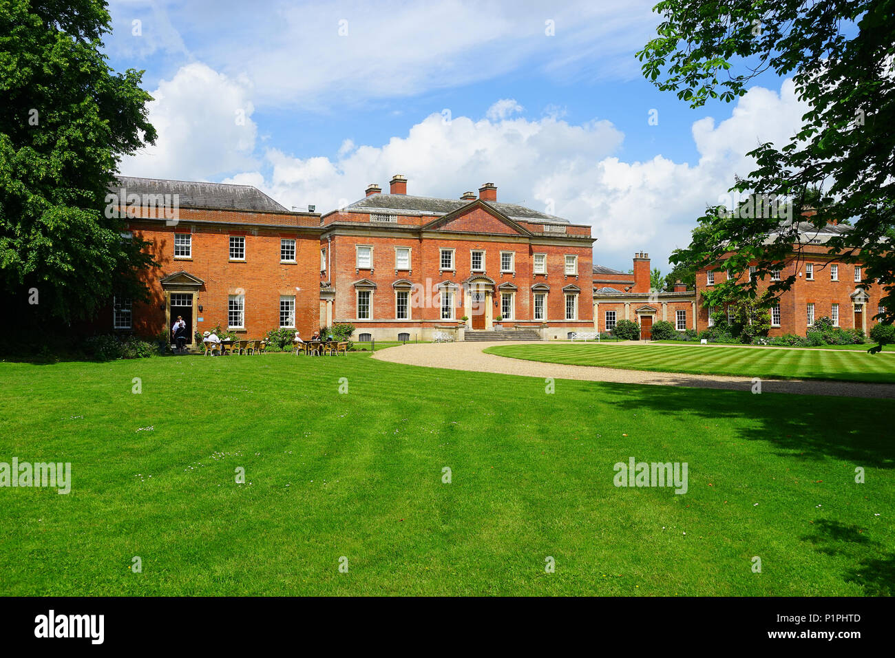 Kelmarsh Hall viewed from the front drive Stock Photo - Alamy