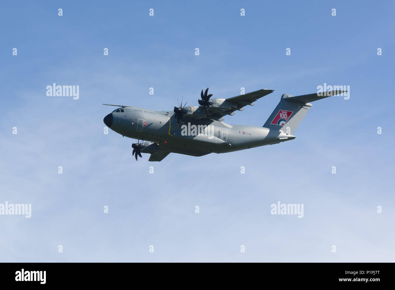 Airbus A400M Atlas military transport aircraft of the Royal Air Force ...