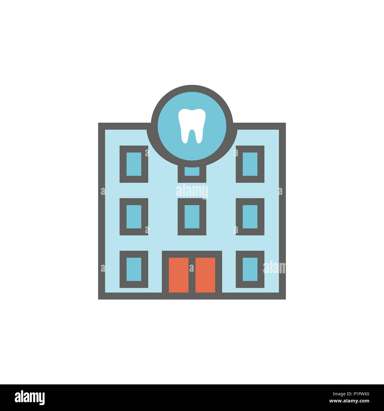 Dental office exterior Stock Vector Images - Alamy